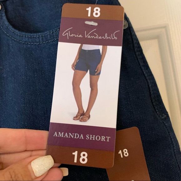 Gloria Vanderbilt | Shorts | Nwt Size 8 Gloria Vanderbilt Blue Amanda ...